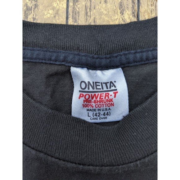 Oneida | Shirts | Vintage 991 Preakness Oneida Powert Black Shirt Made ...